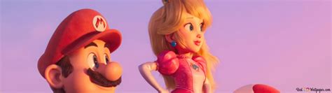 Mario With Princess Peach And Toad 超级马里奥兄弟（电影） 4k 壁纸下载
