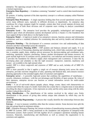 Erp Glossary Appendixe PPT