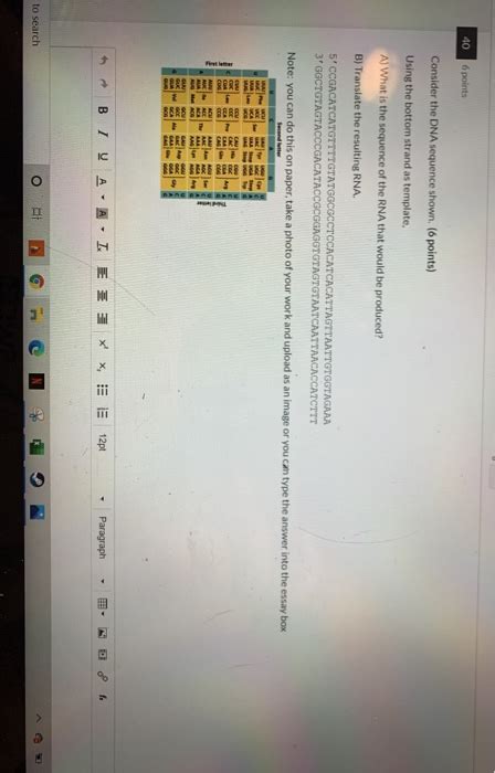 Solved Points Consider The DNA Sequence Shown Chegg Com