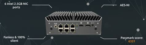 Protectli Vault Pro Vp4650 6 Port Firewall Micro Appliance