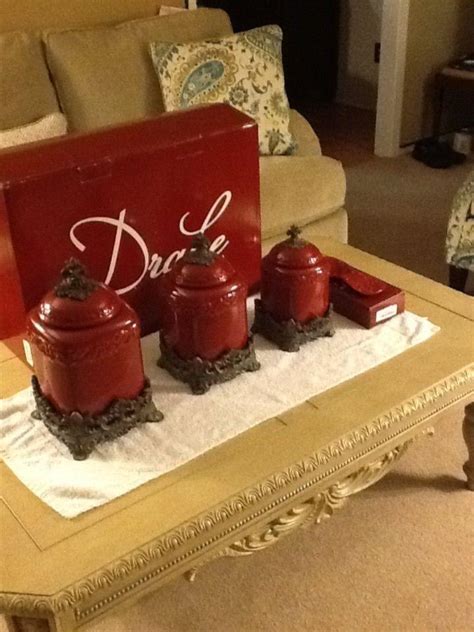 Drake Canister Set Red 1843904479