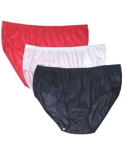 Shadowline Panty Women S Underwear Hipster Nylon No Ride Full Seat 3