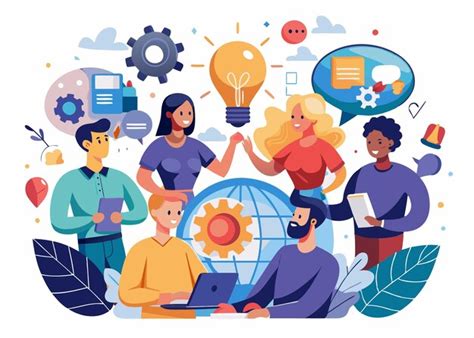 Innovative Creative Thinking Vector Illustration For Imagination And