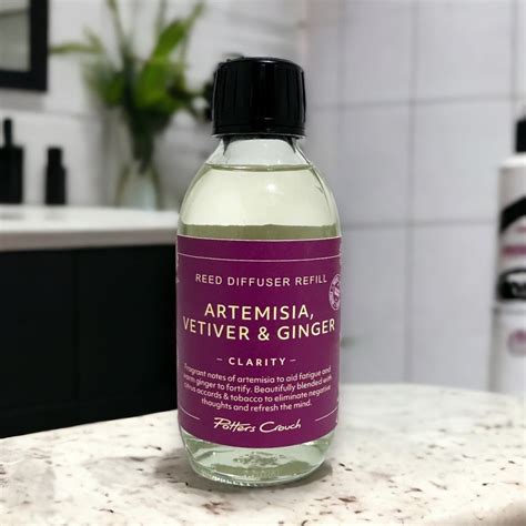 Clarity Diffuser Refill With Artemisia Vetiver And Ginger Potters