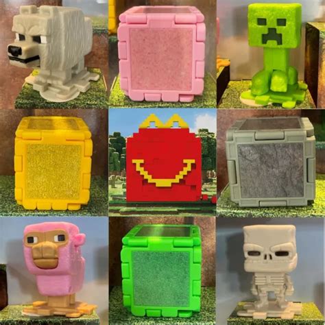 Minecraft Movie Mcdonalds Happy Meal Toy 2025 Creeper 🟩 £574