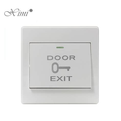 Plastic Exit Button Exit Switch For Door Access Control System Door Push Exit Door Release
