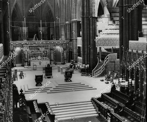 Coronation George Vi Westminster Abbey Redaktionelles Stockfoto
