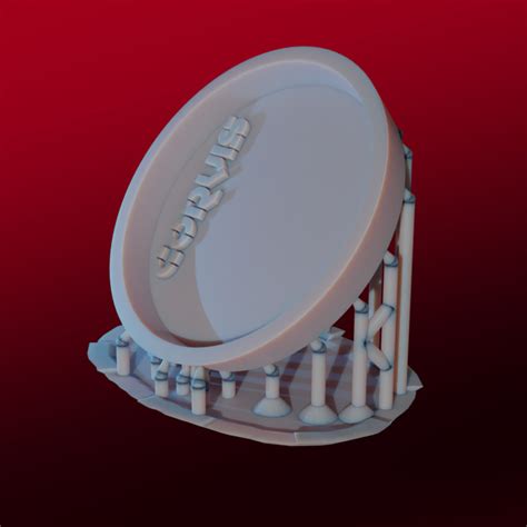 3d Printable Plain 32mm Base By Marián Corvis Kronauer