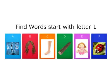 Letter L Quiz