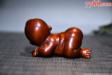 小叶黄杨木精工雕刻木雕摆件天涯藏宝【7788收藏收藏热线】