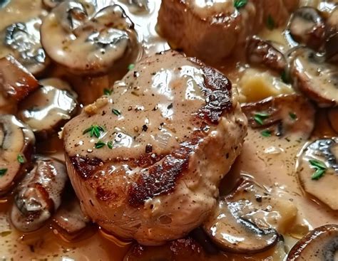 Filet Mignon Au Boursin Et Champignons Cuisine
