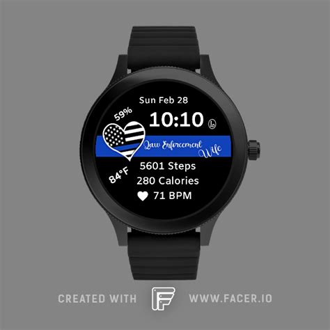 Linlay Designs™ Law Enforcementwife Watch Face For Apple Watch