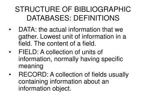 Ppt Arrangement Of Bibliographic Sources Powerpoint Presentation