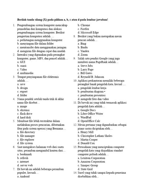 Informatika 1 Pdf Game And Aktivitas