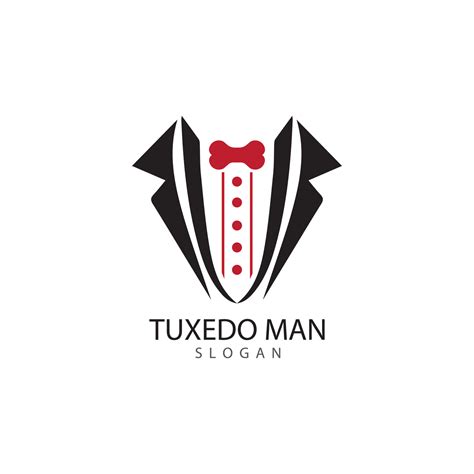 Tuxedo Man Logo Design Vector Template 11322512 Vector Art At Vecteezy