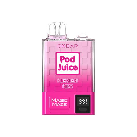 Pink Burst Chew Oxbar Pro Magic Maze 10k Disposable