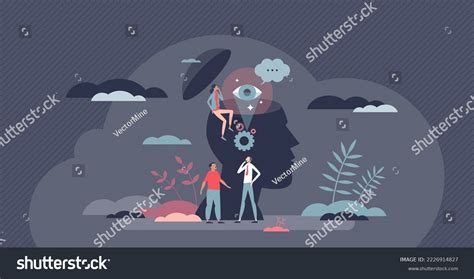 Inner Mental Intelligence Open Minded Thinking Stock Vector Royalty