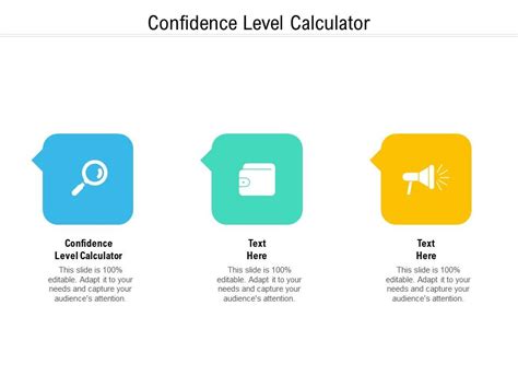 Confidence Level Calculator Ppt Powerpoint Presentation Pictures Professional Cpb Presentation