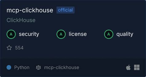 Mcp Clickhouse · Pypi