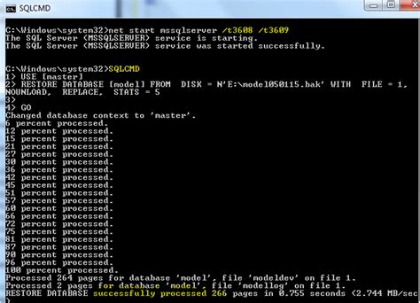 Ashish SQL LIFE How To Start SQL Server If Model Database Corrupt In