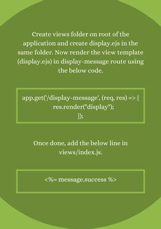 Flash Messages In Node Js Using Connect Flash Module Pdf