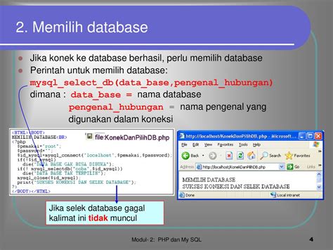 Modul 2 Php Dan Mysql Mempelajari Koneksi Php Dengan Database Mysql