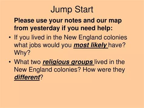 Ppt Jump Start Powerpoint Presentation Free Download Id2689442