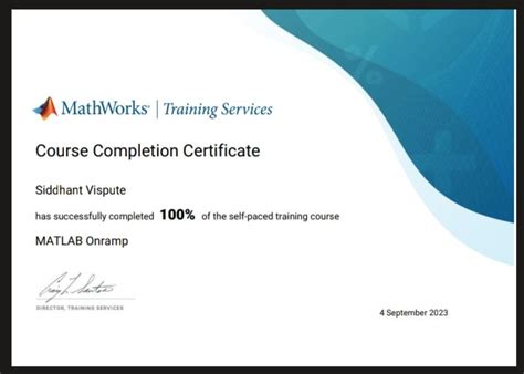 Mathworks Matlabs Siddhant Vispute