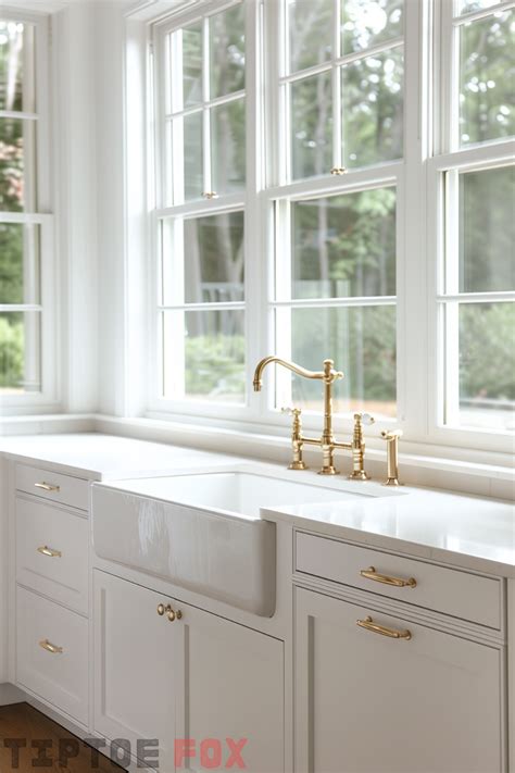 10 Trendy White Farmhouse Sink Ideas For A Sleek And Chic Kitchen
