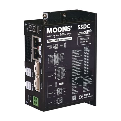 Ssdc10 2xu Ecx Ssdc Series Step Servo Drives Moons