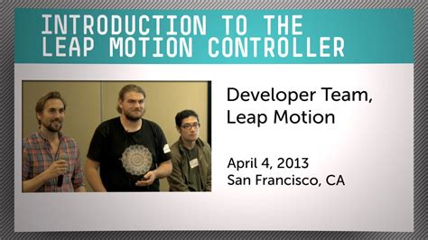Introduction To The Leap Motion Controller YouTube