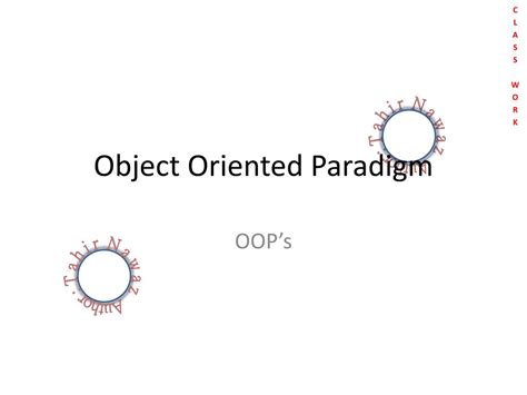Ppt Object Oriented Paradigm Powerpoint Presentation Free Download