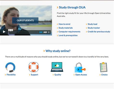 oua getting started page on behance
