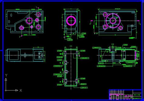 A1、s195柴油机机体三面精镗组合机床（含夹具）autocad 2004模型图纸下载 懒石网
