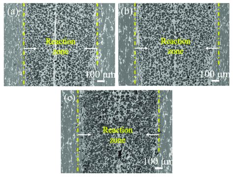 Microstructure Of The Diffusion Bonding Joint At C With Different Download Scientific