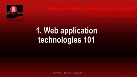 Web Application Technologies Ppt
