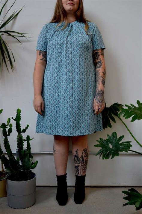 Sixties Chevron Dress Gem