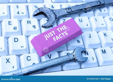 Text Showing Inspiration Just The Facts Business Showcase Give The Evidences To Find De Truth