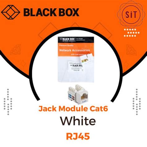 Jack Module Cat6 Utp Keystone Jack Black Box Jumia Egypt