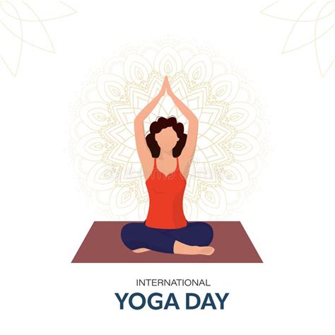Faceless Young Woman Doing Exercise In Lotus Pose `padmasana ` Stock