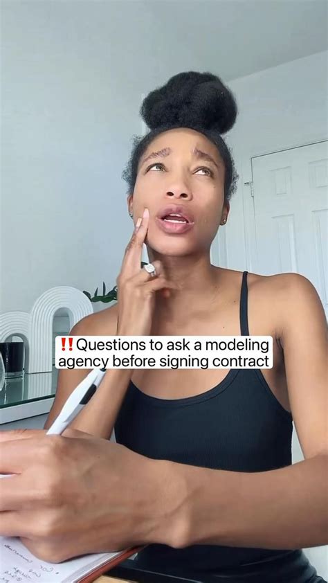 ‼️questions To Ask A Modeling Agency Before Signing Contract Modeling
