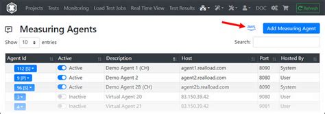 Aws Measuring Agents Realload Documentation