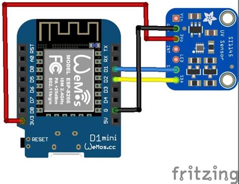 Si1145 Sensor And Esp8266 Example Esp8266 Learning