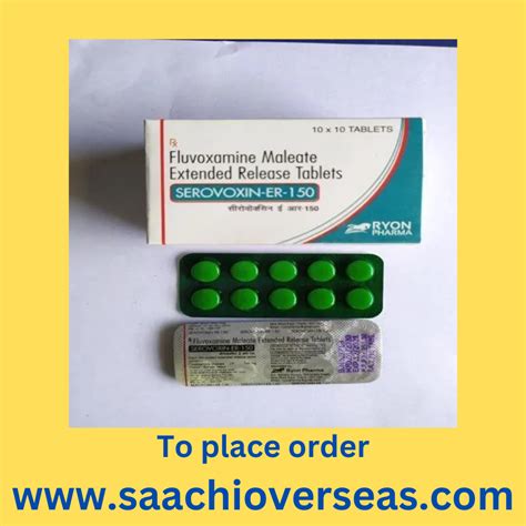 Fluvoxamine Maleate 50 Mg Tablets 1 X 10 At Rs 185stripe In Nagpur