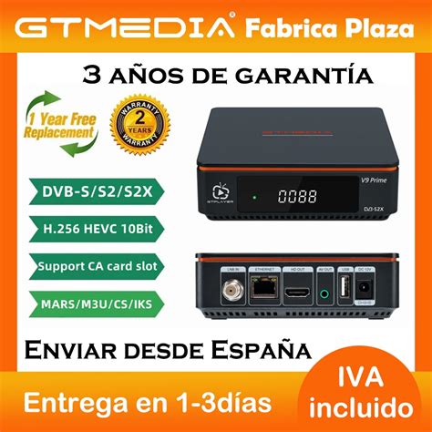 GTMEDIA V9 Prime DVB S S2 S2X Satellite Receiver HEVC Main 10 Profile 1080P Built In WiFi