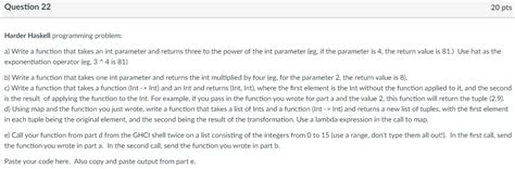 Solved MUST ANSWER IN HASKELL WE ARE LEARNING HASKELL Chegg Com