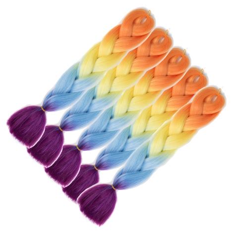 2024 Synthetic Ombre Braiding Hair Attachments Hair Braids Xpression