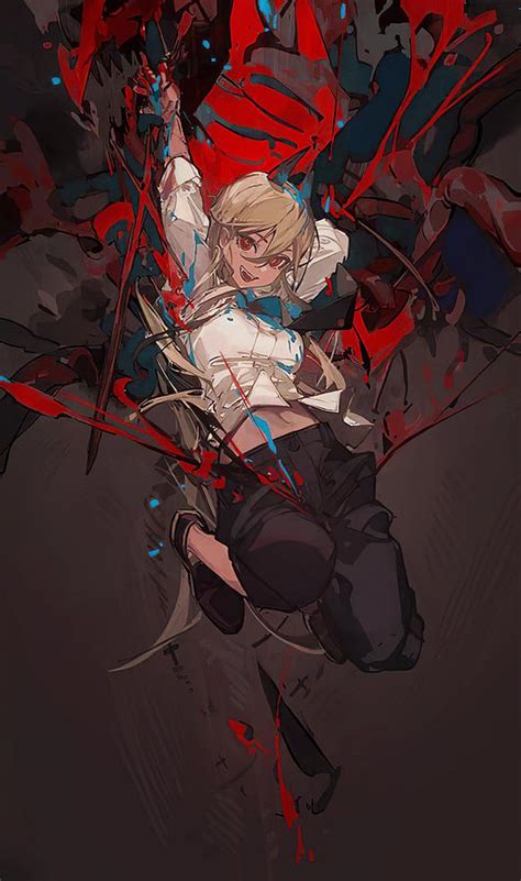 Power Chainsaw Man Digital Art By Nguyen Hai Pixels