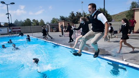 Jserra Seniors Dive Into The Summer — And The School Pool — On Final Day Of High School Careers