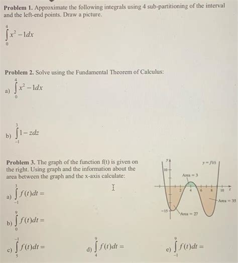 solved problem 1 approximate the following integrals using